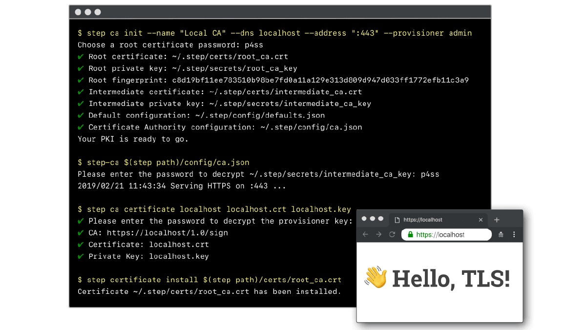 Step v0.8.6: Bring development closer to production with valid HTTPS ...